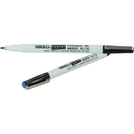 NIKKO NAME PEN - BLUE INK - DOZEN - 1502