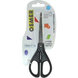 OSMER 170MM SCHOOL SCISSOR - BLACK HANDLE - OS170