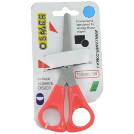 OSMER 140mm SCHOOL SCISSORS - RED HANDLE - OS203