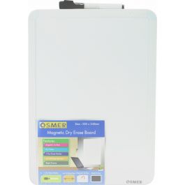 A4 WRITING SURFACE WHITEBOARD WITH BLACK MARKER - OW3324