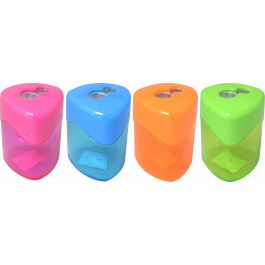 2 HOLE TRIANGULAR DRUM SHARPENER - BOX OF 12 - PS8167