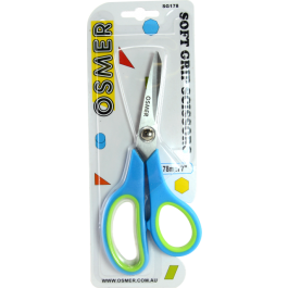 OSMER 178MM PREMIUM SOFT GRIP SCISSOR - SG178